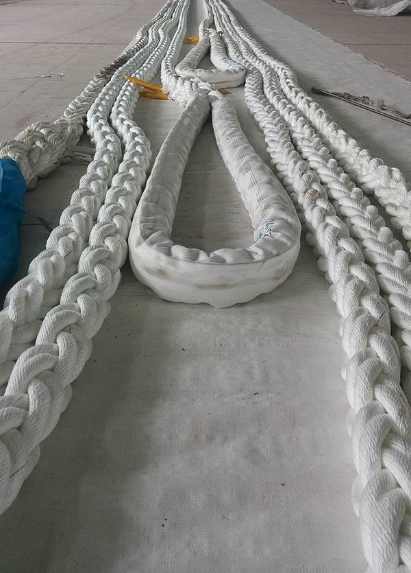 Splice Eyes 10" x 720ft Polypropylene Mooring Rope 8 Strand 2 Meters