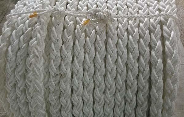 56mm x 220m White Polypropylene Tow Rope High Strength PP Fiber Test ...