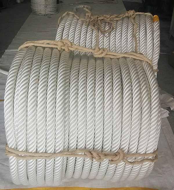 Nylon Composite Atlas Mooring Rope For Vessel 48mm X 220m Lightweight