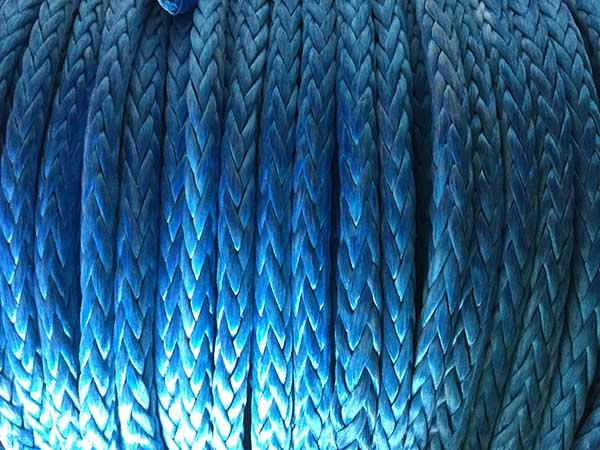 1000m Amsteel Blue Rope , Smooth Dyneema Core Rope Higher Stress ...