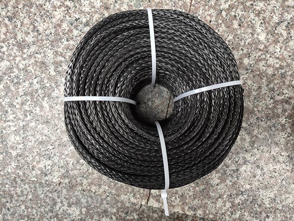 5mm X 100m 12 Splicing Dyneema Core Rope , 12 Weaves Gray Dynamax Rope