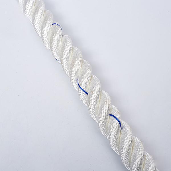 High Tenacity 3 Strand Twisted Rope Dacron Polyester Packing Eco Friendly